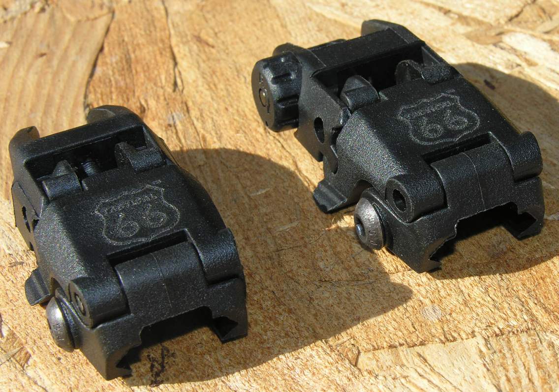 TACTICAL66 Rail Mounted Pop Up Sights Spec Page