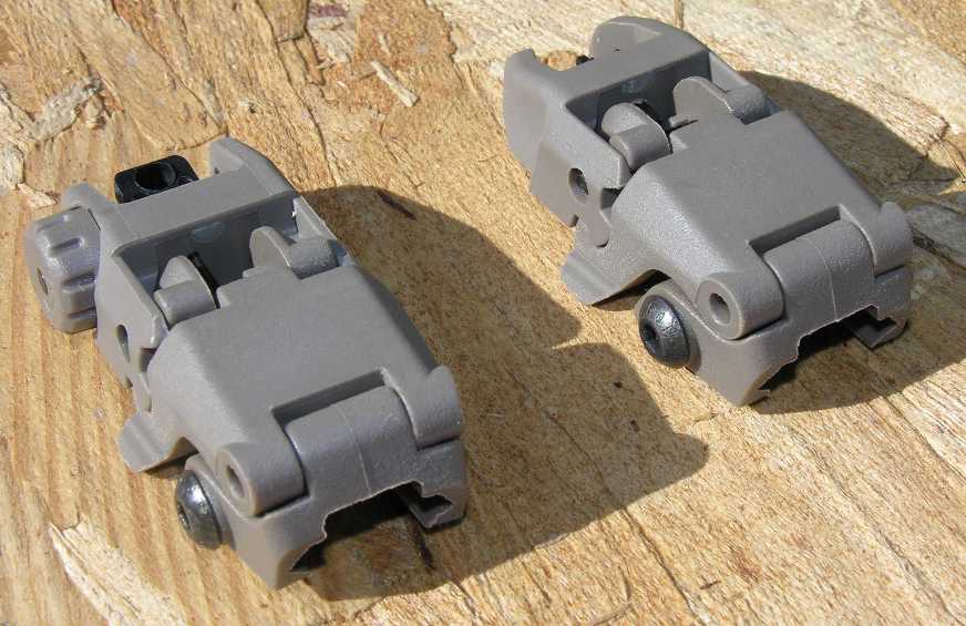 TACTICAL66 Rail Mounted Pop Up Sights Spec Page